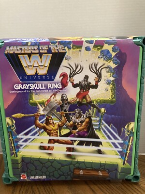 WWE Masters Of The Universe Greyskull Ring MOTU Mattel WWEternia He Man ...