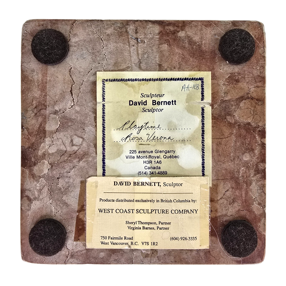 Vintage Signed David Bernett Canadian Inuit Art Carved Rosa Verona ...