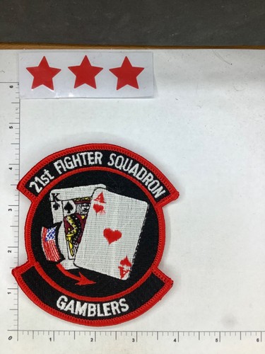 USAF GAMBLERS 21ST FIGHTER SQUADRON PATCH | eBay