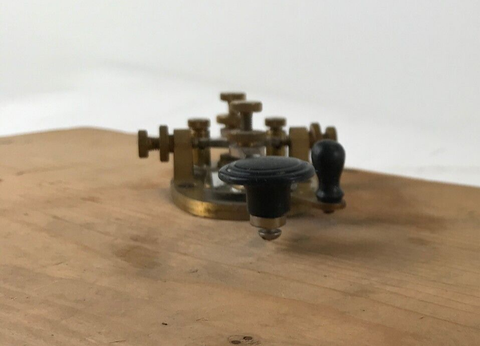 Signal Electric Morse Code Telegraph Key Mounted On Wood Vintage ...