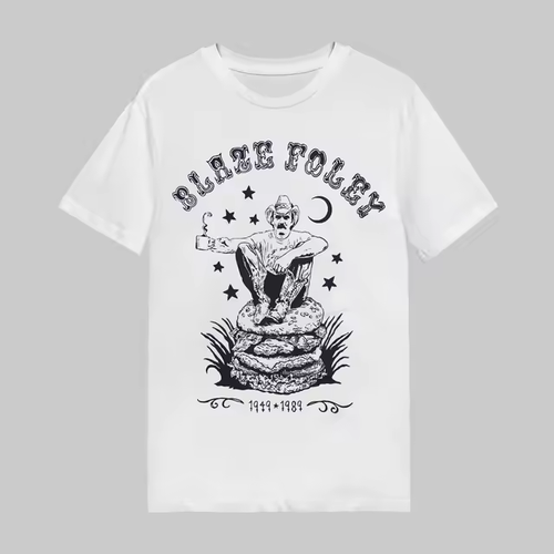 Vintage 1949-1989 Blaze Foley T-Shirt Short Sleeve TN0336 | eBay