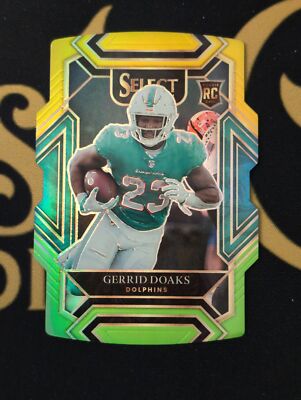 2021 Panini Select #300 Gerrid Doaks Green and Yellow Prizm Die Cut | eBay