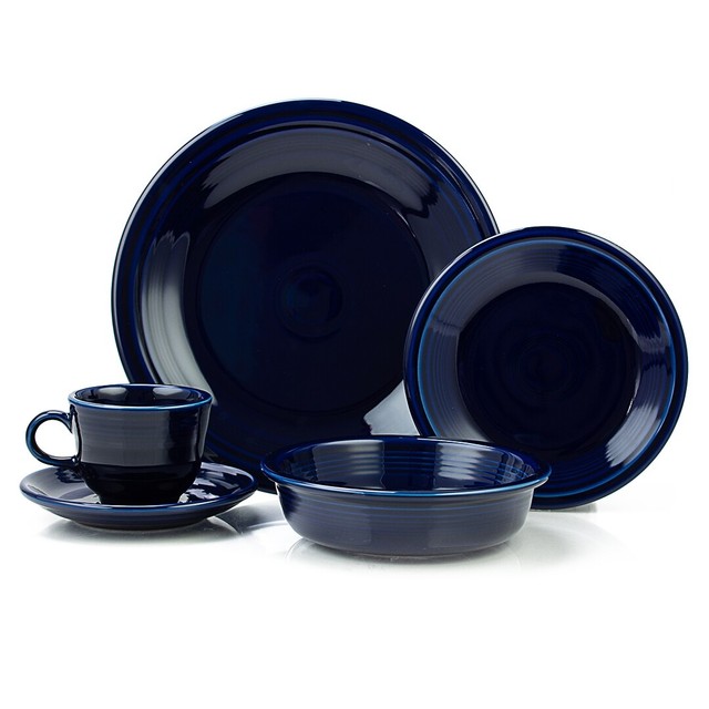 Fiesta 20 PC Dinnerware Set Cobalt Blue 0585 for sale online | eBay