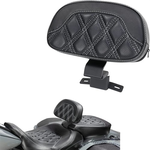Driver Rider Backrest Pad For Harley Touring Street Glide CVO FLHXSE ...