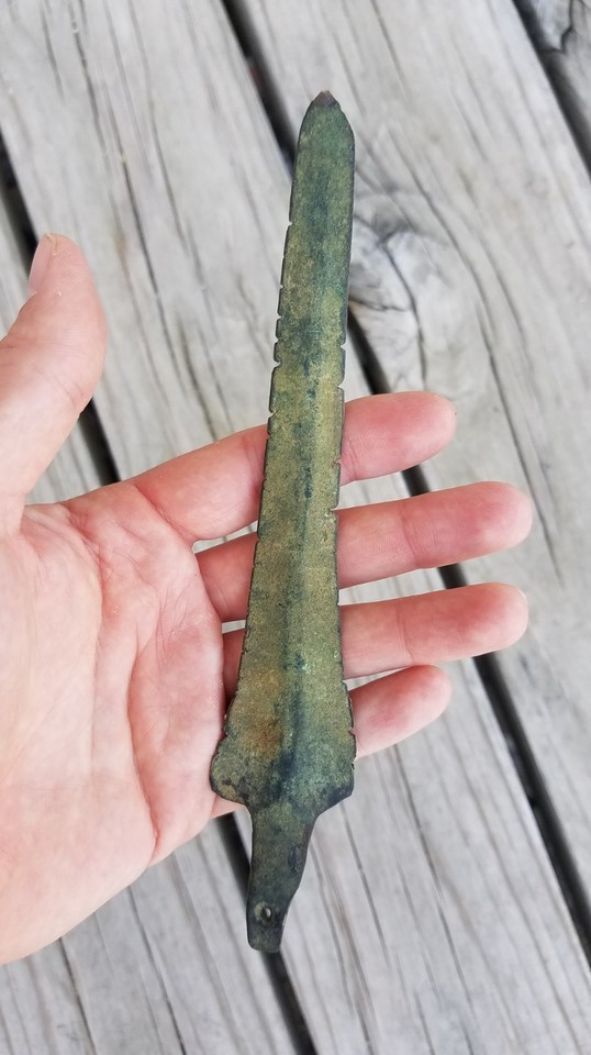 Ancient Greek or Roman Bronze Dagger Blade Luristan Sword | eBay