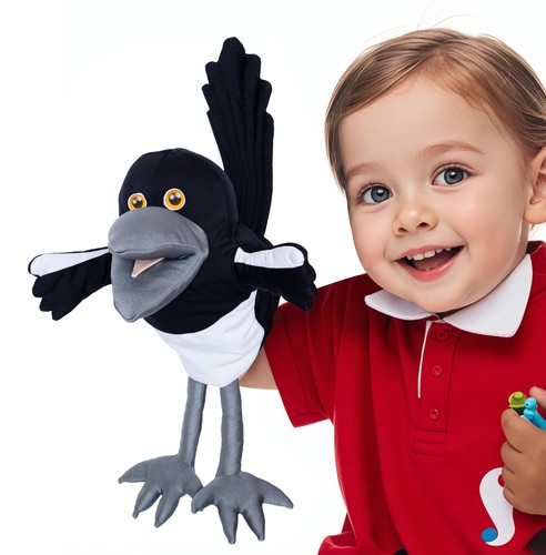 Steve and Maggie Plush Toy – Maggie Magpie Hand Puppet for Kids 1 ...