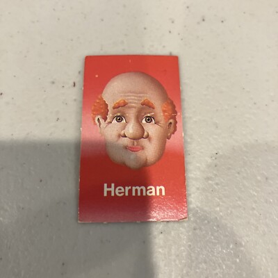 Blue Replacement Face Card for Guess Who 1987 Version Game Herman | eBay