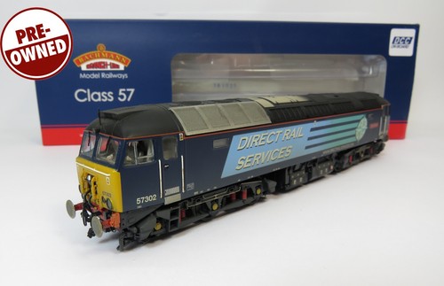 OO Gauge Bachmann DCC Fitted 32-763 Class 57 302 Chad Varah DRS ...