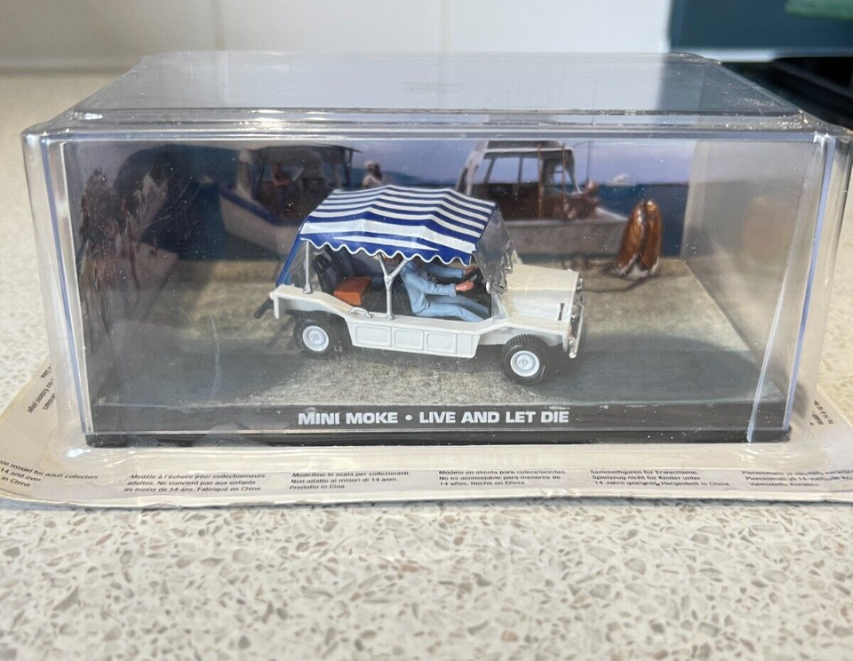 Fabbri James Bond Mini Moke live & Let Die Diecast 1/43 Scale ...