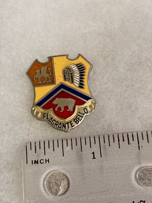 Authentic US Army 83rd Field Artillery DI DUI Unit Crest Insignia 7A | eBay