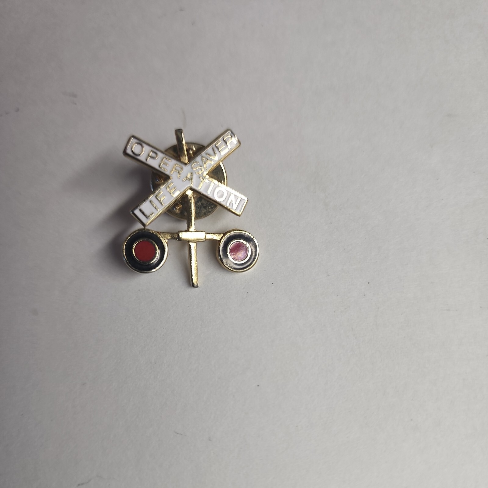 Vintage Operation Life Saver Pin Railroad Theme Train Tracks Signal 1 ...