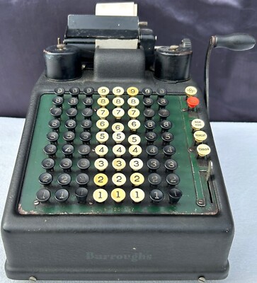 Cash Register, Adding Machines - Vintage Burroughs Portable