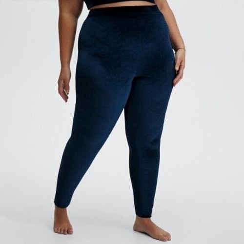 FABLETICS Emma Velour Legging Deep Navy Size XXL | eBay