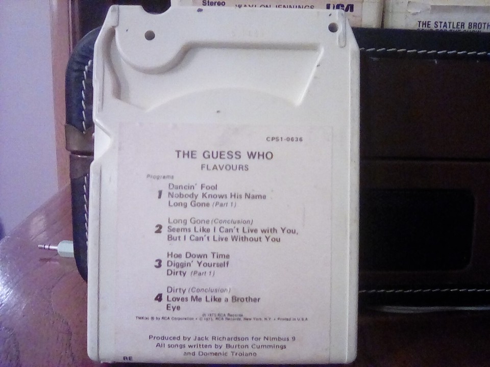The Guess Who "Flavours" 8 track tape REBUILT | eBay