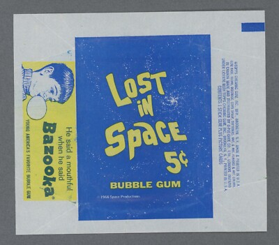 1966 Topps Lost in Space 5¢ Wrapper | eBay