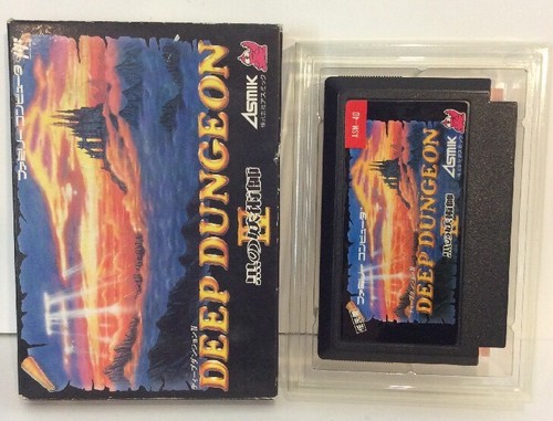 Deep Dungeon IV Nintendo Famicom Japanese NES Game w/ Original Box US ...