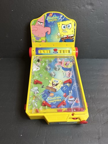 2004 SpongeBob SquarePants Pinball Alley Tabletop Game Working Vintage ...