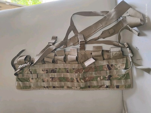 OCP Multicam TAP Panel, Chest Rig USGI used, with Coyote shoulder ...