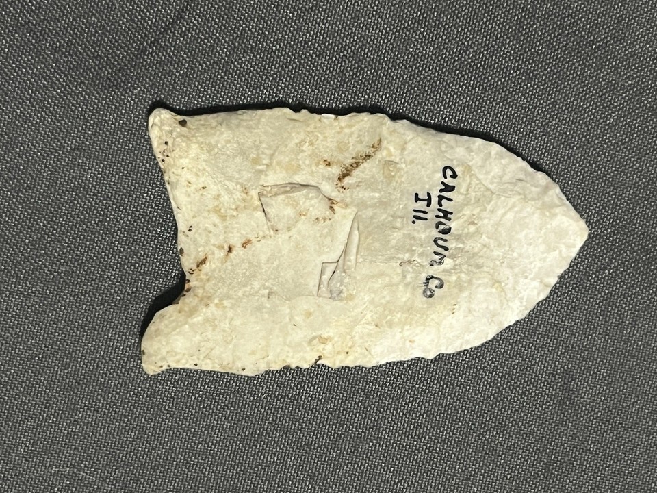Authentic Native American Clovis Arrowhead From Calhoun County Illinois | eBay