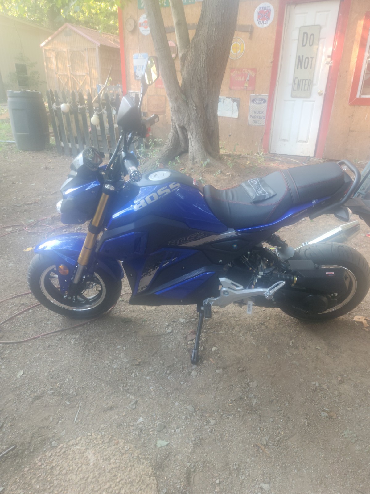 Boss 50cc Moped Motorcycle Scooter Bike Original Vintage Print | eBay