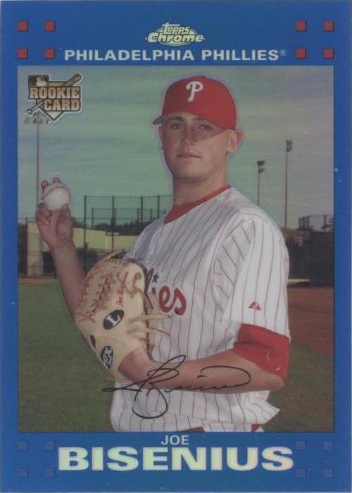 2007 Topps Chrome - Joseph Bisenius #291 Blue Refractor (RC) for sale ...