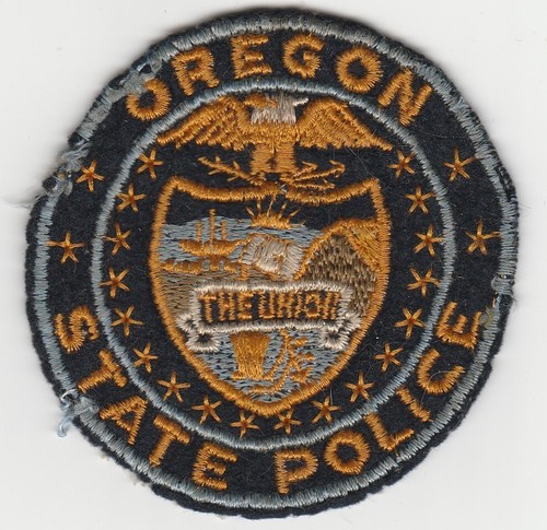 Older vintage Oregon State Police wool patch | eBay