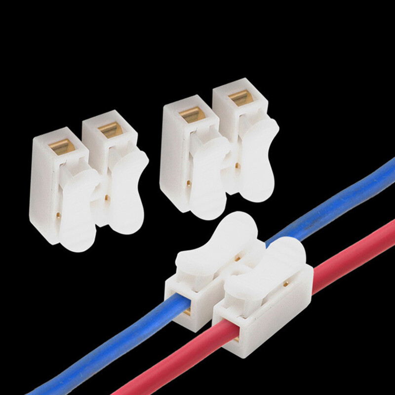 10Pcs CH2 Quick Splice Lock Wire Connectors Electrical Cable Terminals ...