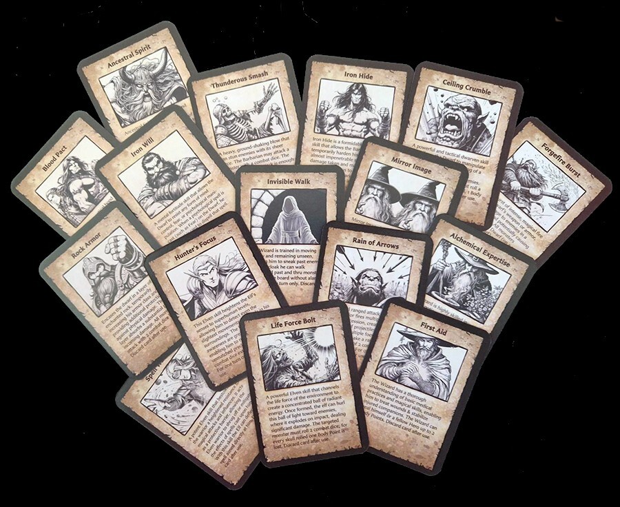 ExtraQuest Hero Skill cards - set 2 (Heroquest 2021 Edition) | eBay