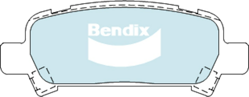 Bendix General CT Brake Pad Set Rear For Subaru Forester [SF, SF5, SG ...