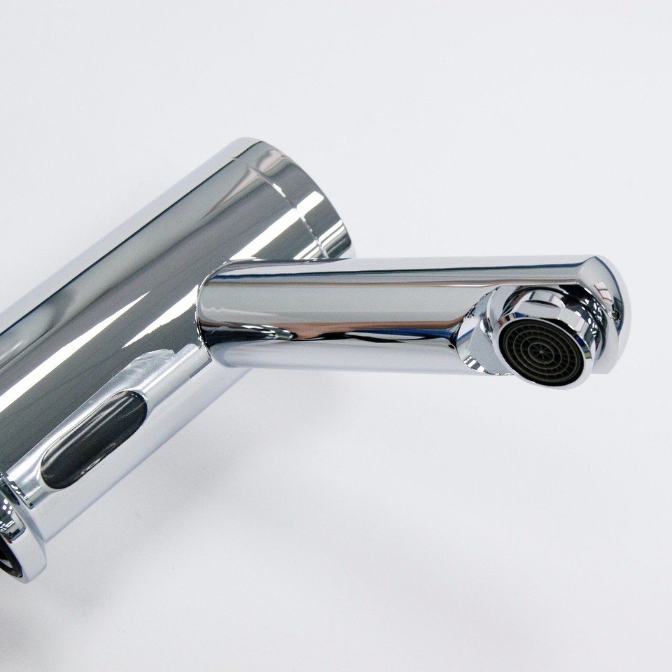 SENSOR TAP AUTOMATIC TAPS WASH BASIN BATHROOM SINK AUTO CHROME HANDS ...