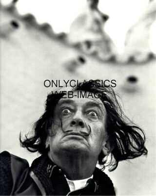 CRAZY LOOKING SALVADOR DALI SURREAL 8x10 PHOTO ABSTRACT ARTIST BUG EYES ...
