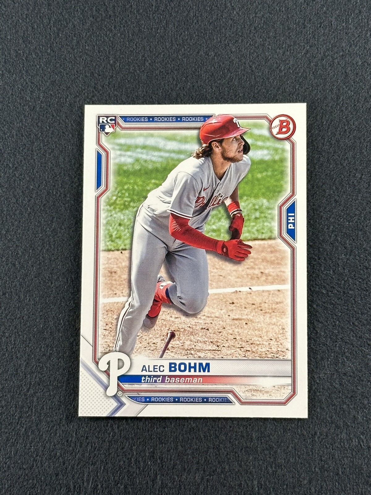 2021 Bowman ALEC BOHM Base Rookie Card RC #2 - Philadelphia Phillies | eBay