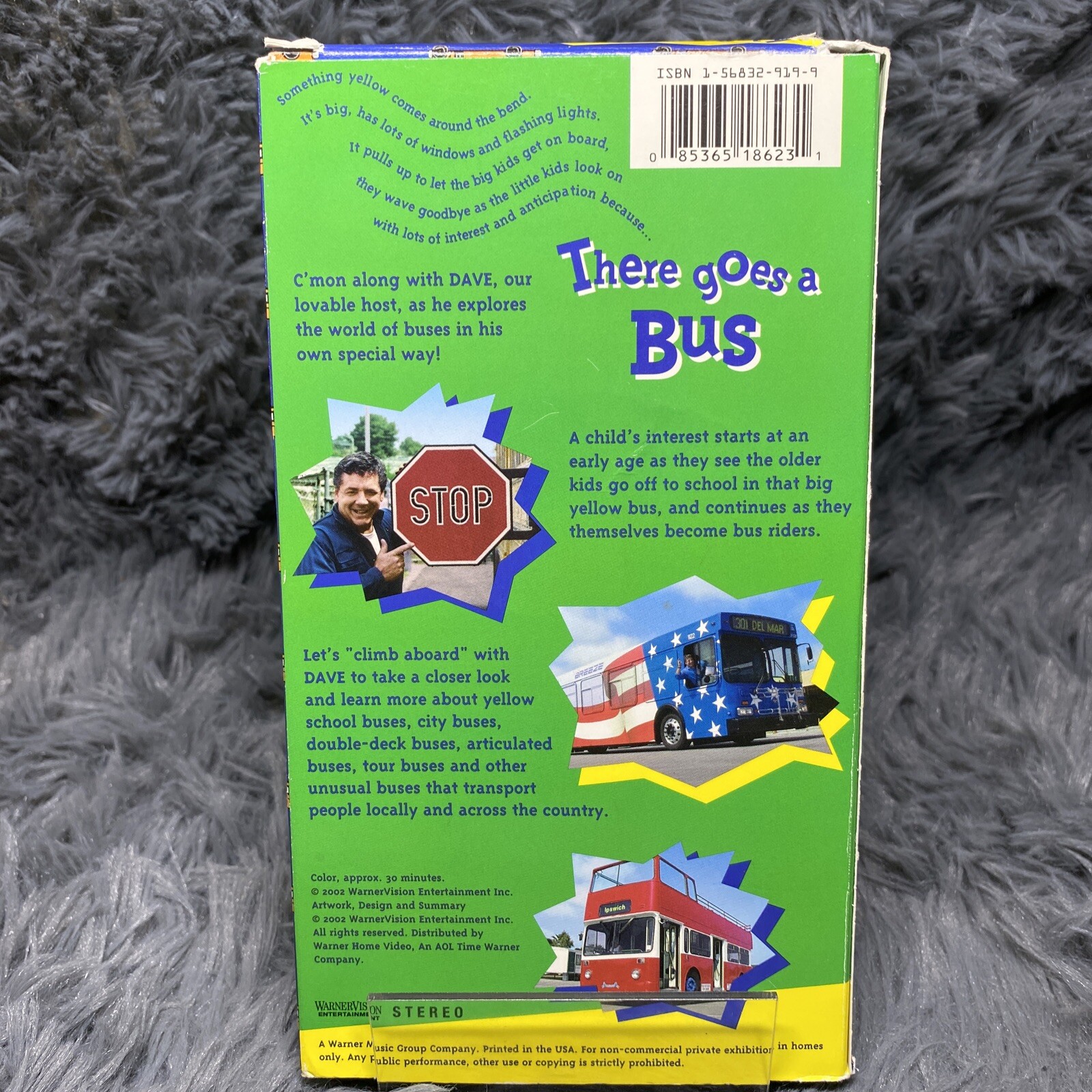 There Goes a Bus VHS Tape 2002 Real Wheels Warner Vision Video Kids ...