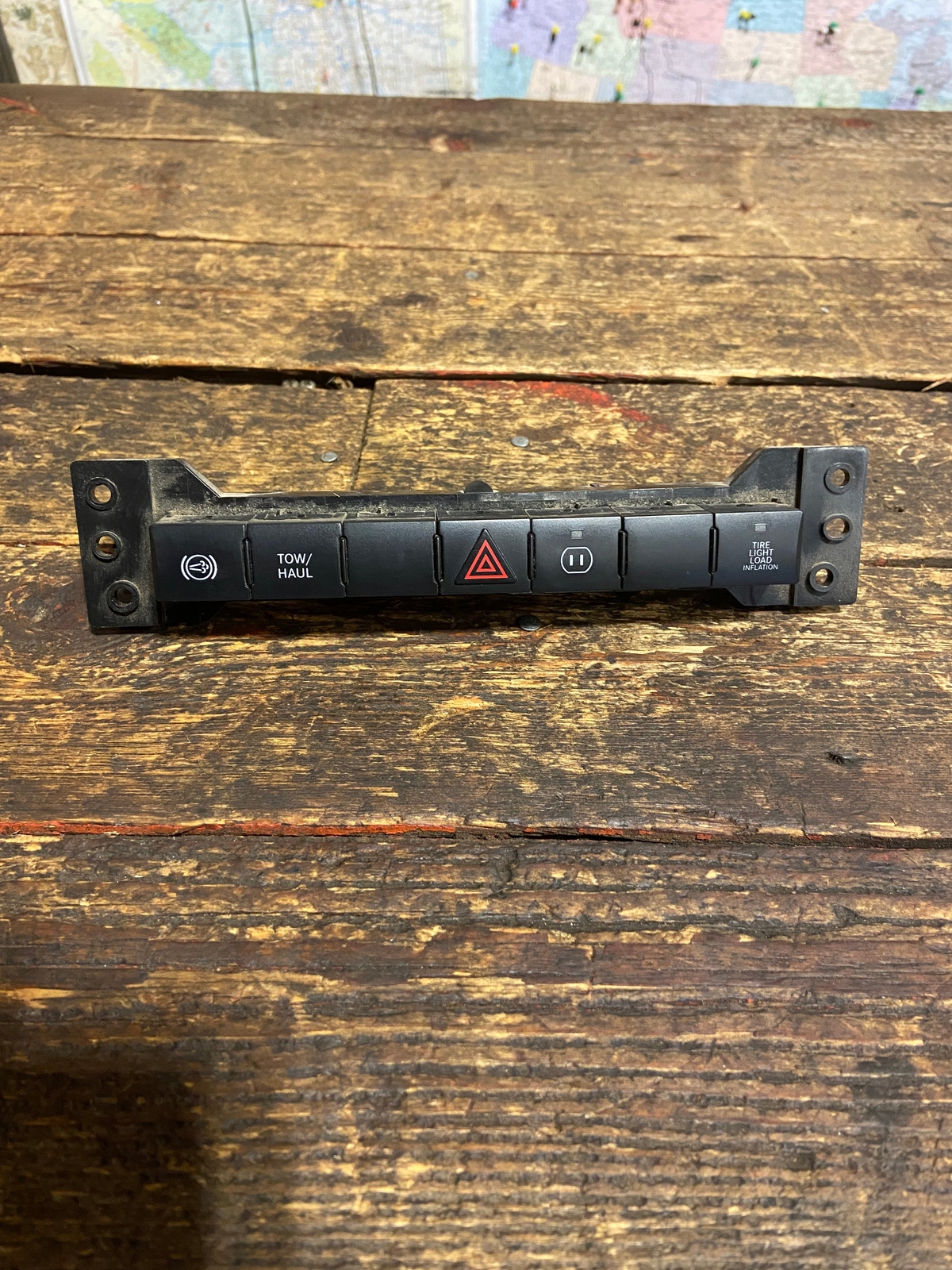 2010 2011 2012 DODGE RAM EXHAUST BRAKE TOW HAUL HAZARD LIGHT BUTTONS P ...