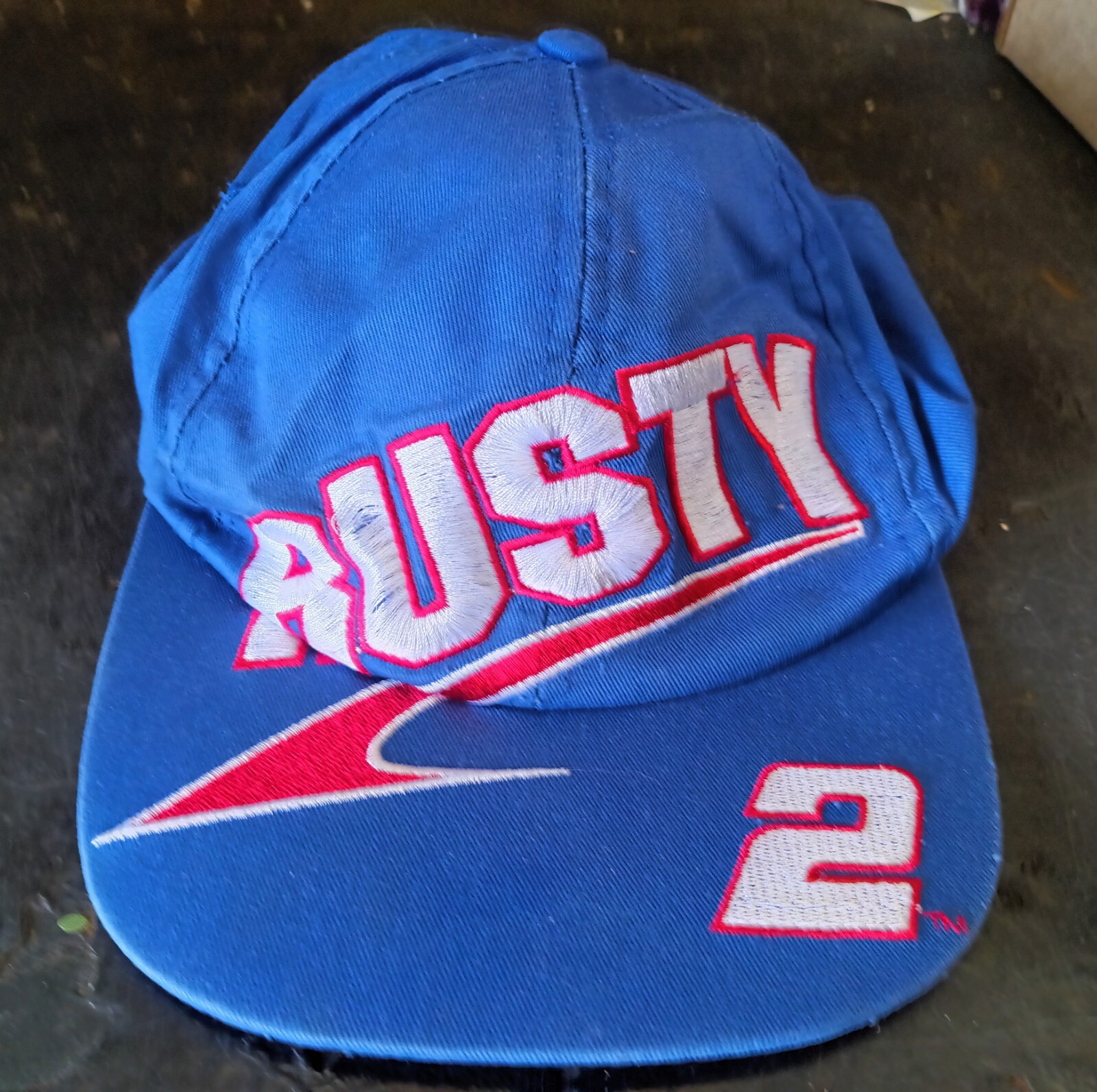 VINTAGE Hardsport Rusty Wallace NASCAR Snapback Cap Trucker Racing ...