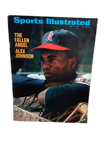 Sports Illustrated July 5 1971 Alex Johnson California Angels Label ...