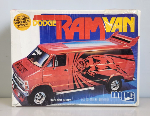 1980 MPC Dodge Ram Van 1/25 Scale Plastic Model Kit 1-0438, New Sealed ...
