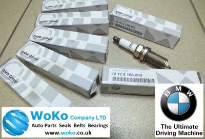 BMW 12122158253 Spark Plug High Power 12120032137, NGK 5987, BOSCH 0 ...