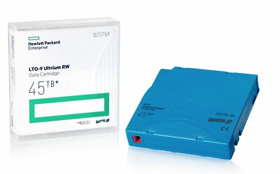 HP / HPE LTO9 Tape Cartridge #Q2079A Ultrium 45TB with Barium Ferrite ...