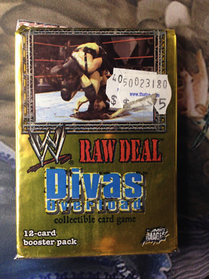 WWF WWE "Divas Overload" 12-Card Sealed Booster Pack X1 | eBay