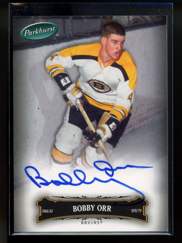 2006 PARKHURST #89 BOBBY ORR AUTO | eBay