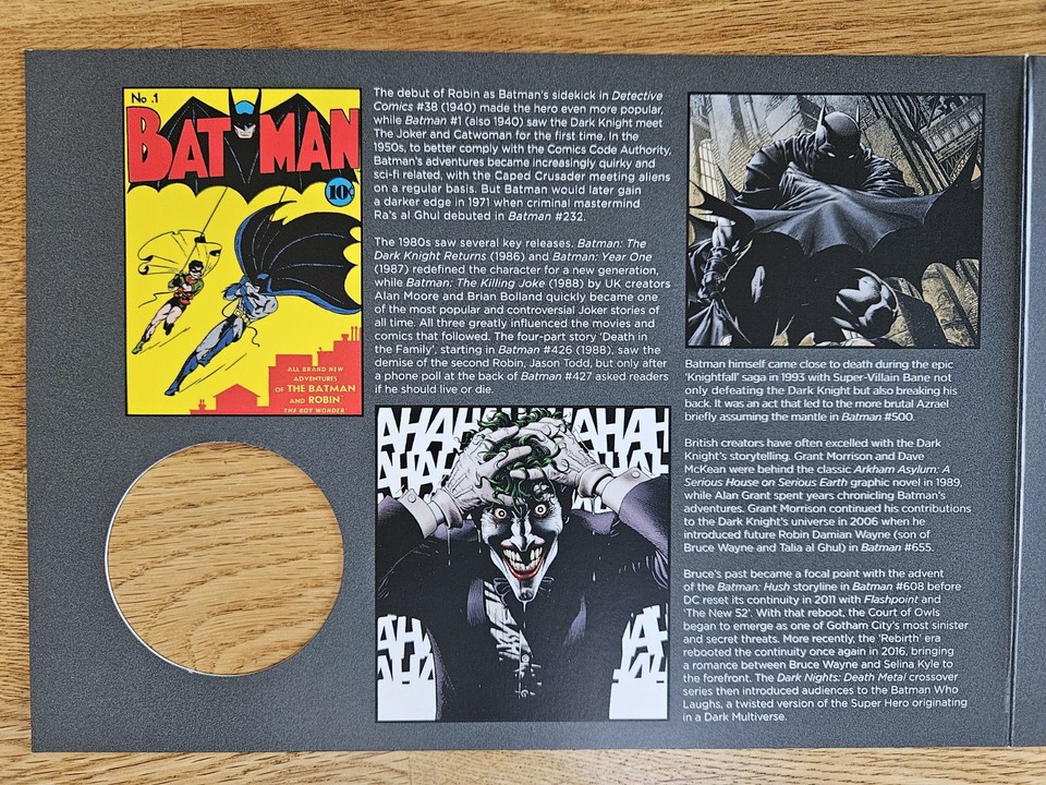 DC Collection - Batman Medal Cover - Ltd Edition 5000 | eBay UK
