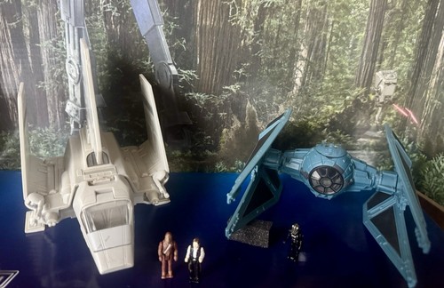 Star Wars Action Tyridium Shuttle Tie Interceptor Lot Han Solo ...