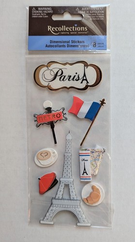 Paris France Travel Scrapbooking Stickers By Recollections RARE | eBay