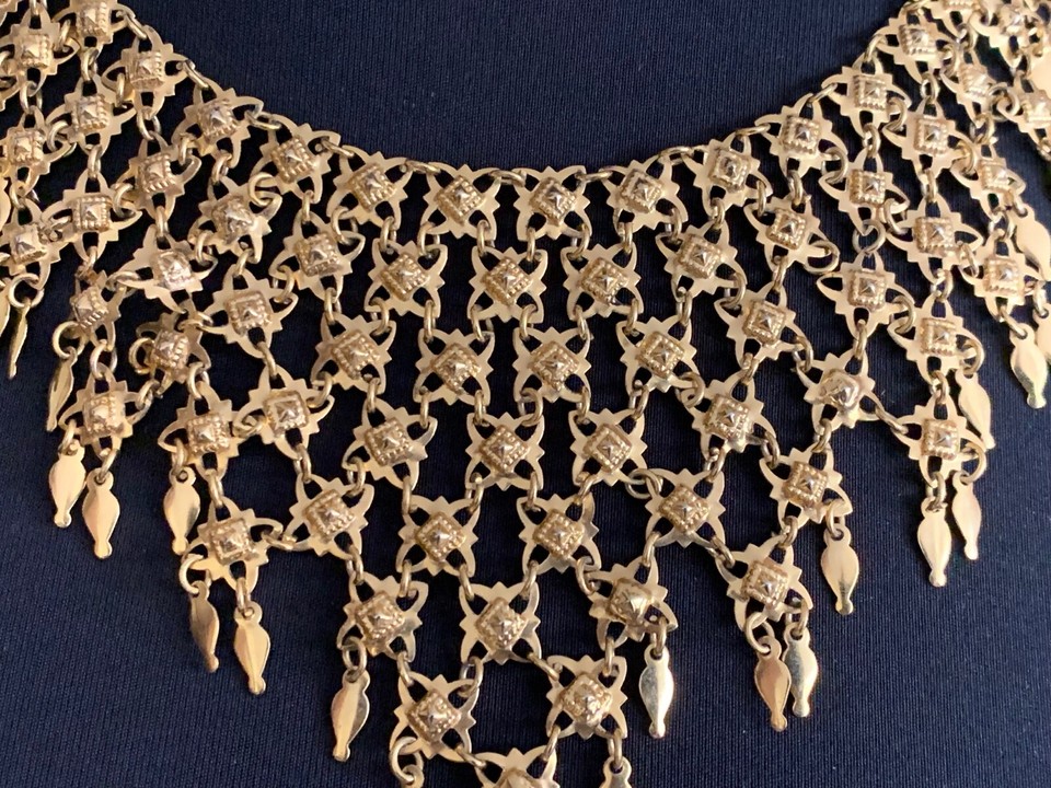 Superb Vintage French Designer Necklace - Chainmail - Beautiful ...