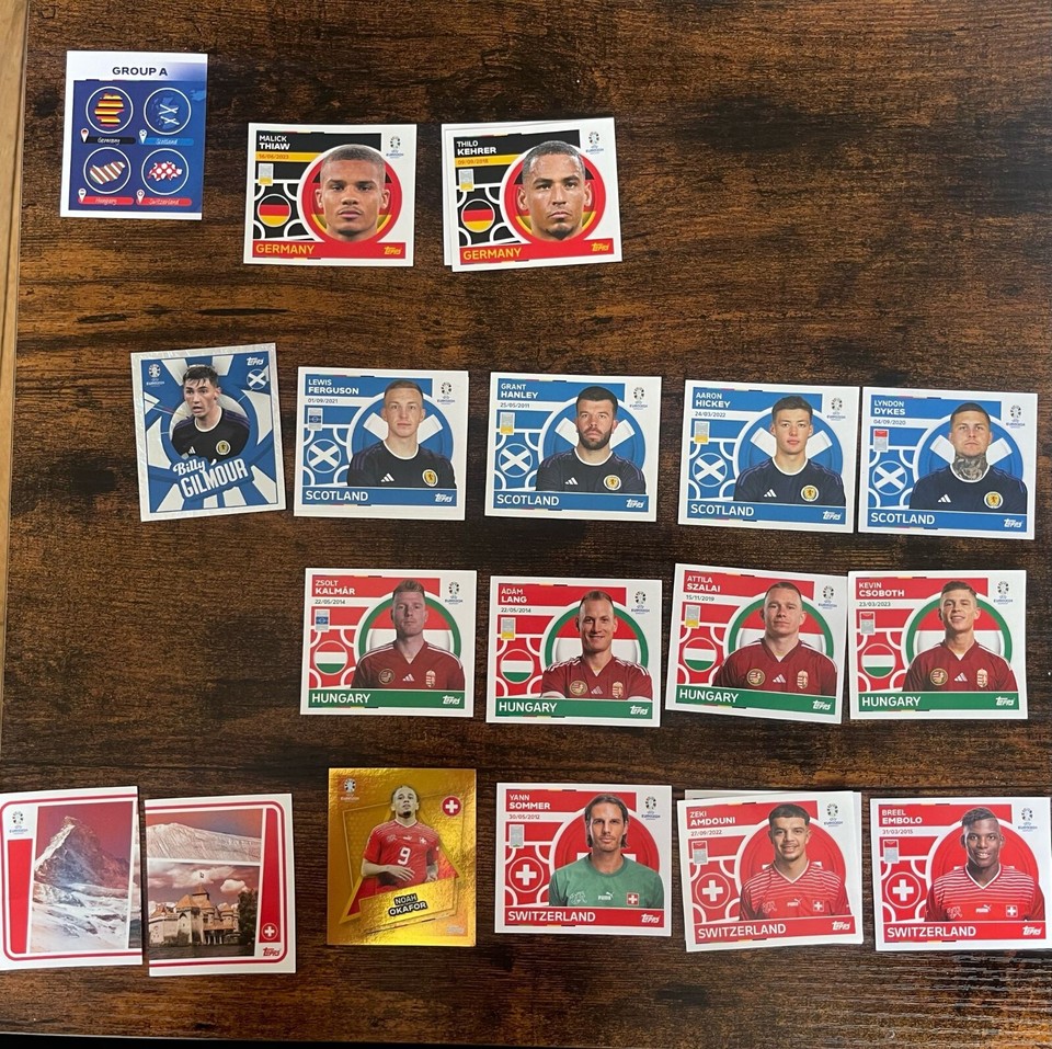 Best Prices! Topps UEFA Euro 2024 Germany Stickers- SEE DESCRIPTION | eBay