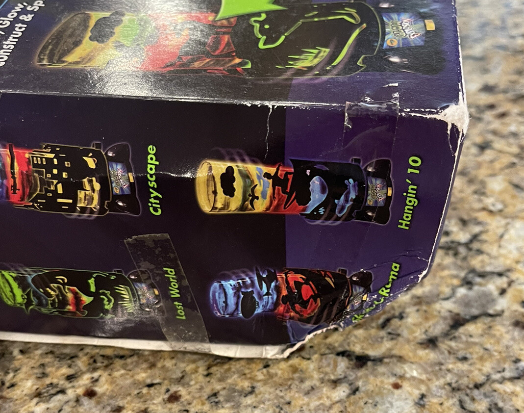 CRAYOLA GLOW EXPLOSION CREATE GLOWING SPIN MAGIC DISPLAYS HALLMARK AGES ...