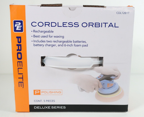 ProElite Pro Elite 6in Orbital Buffer Polisher 5000 RPM Cordless CDL 12 ...
