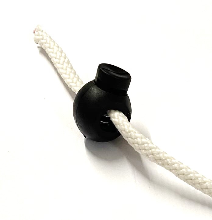 Cord Lock Toggle Stoppers Plastic Spring Loaded Adjusters Drawstring x1 ...
