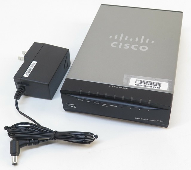 Cisco RV042 Dual Gigabit WAN 4 Port Router 10/100 | eBay